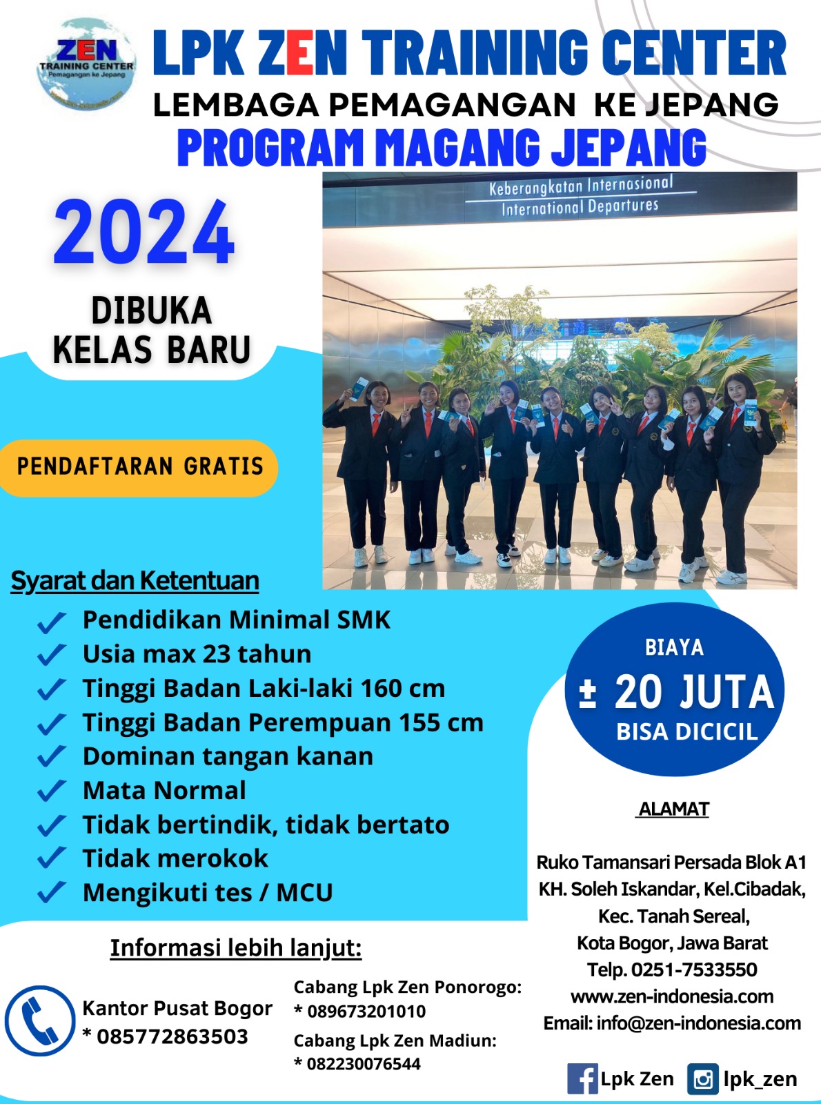 LPK ZEN Indonesia | Magang ke Jepang Kerja ke Jepang